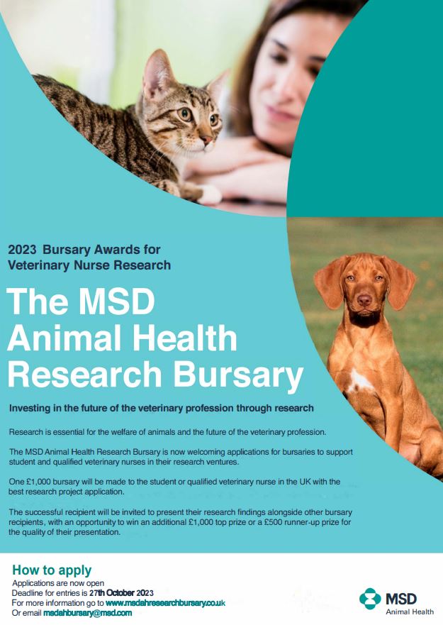 Applications now open for the MSD Animal Health Research Bursaries ...